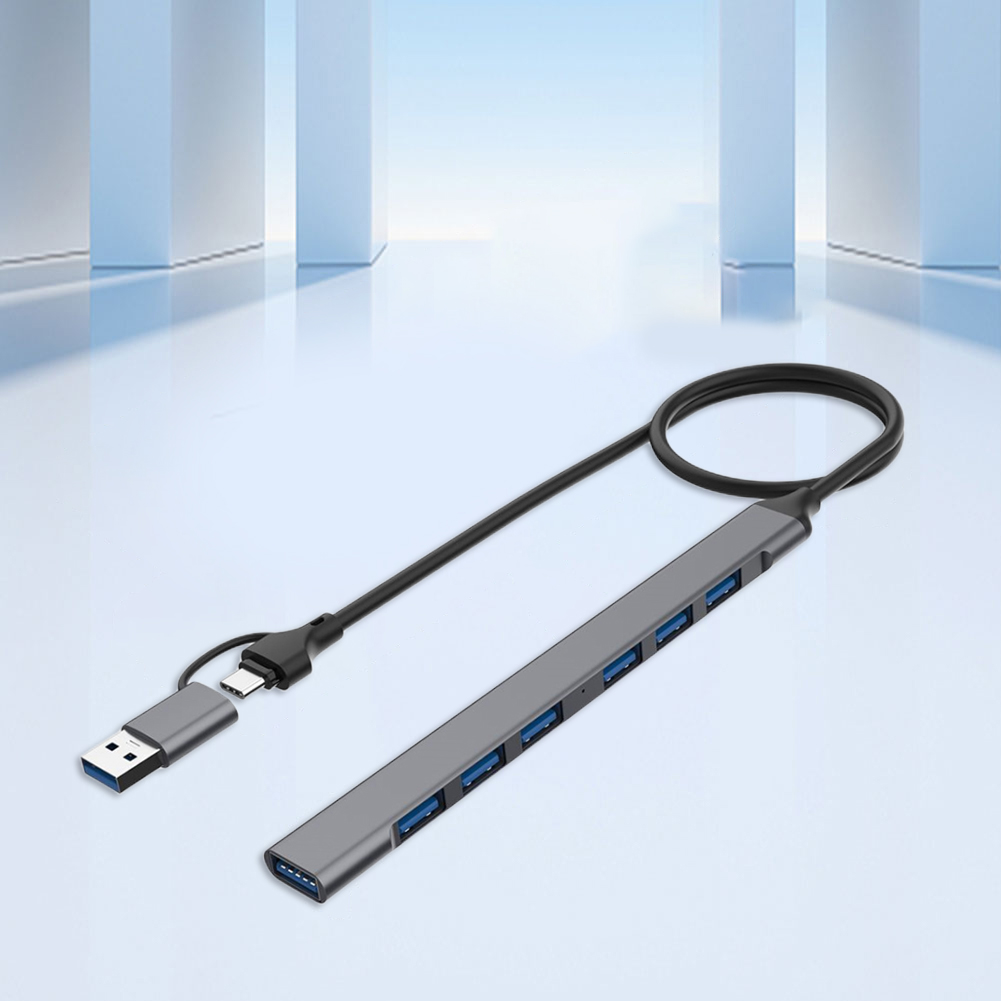 Mini USB Hub 4/7 Puertos USB Hub Expander Transmisión de alta velocidad ...