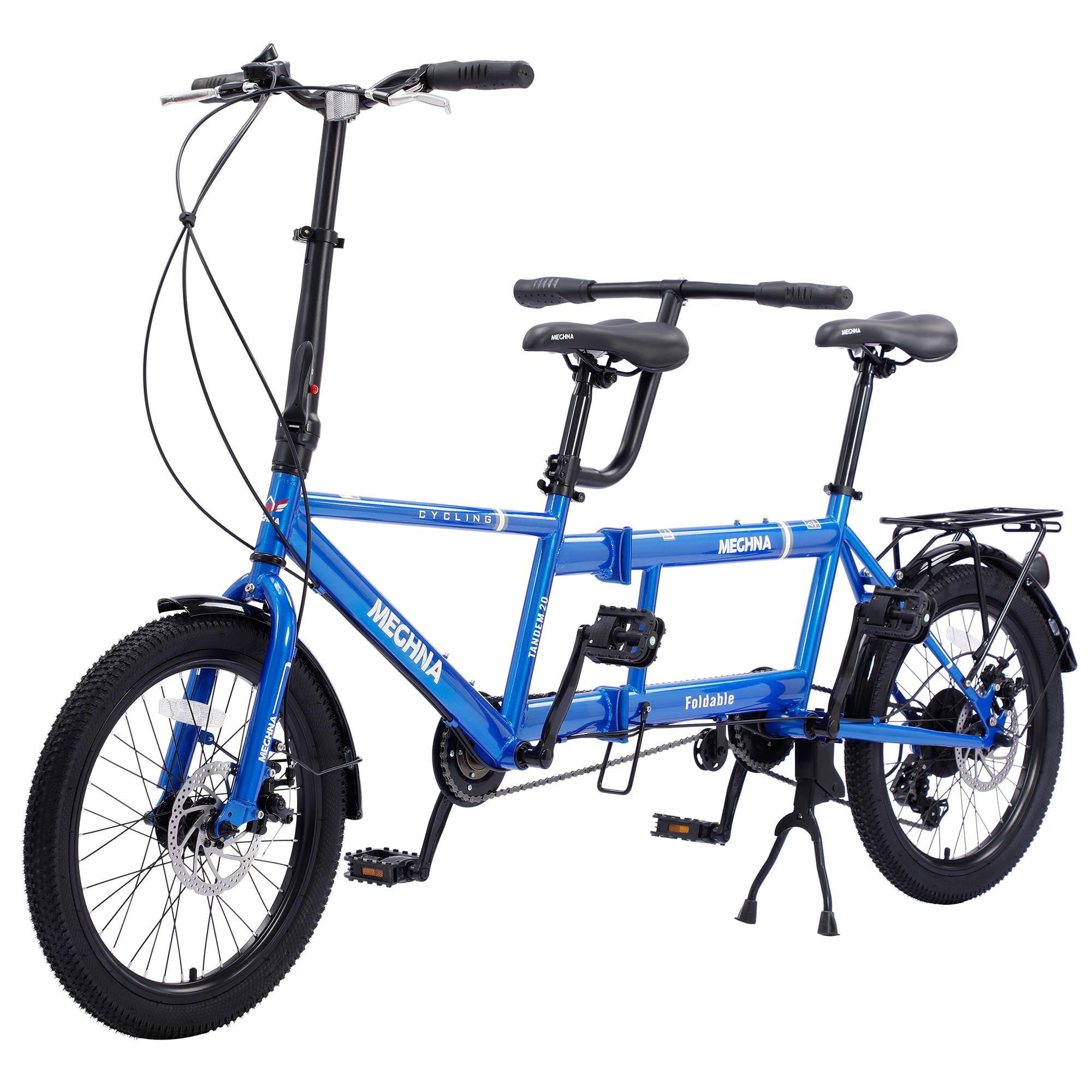 UBesGoo Tandem Bike, 20inch Wheels, 2-Seater, Shimano 7 Speed, Foldable ...