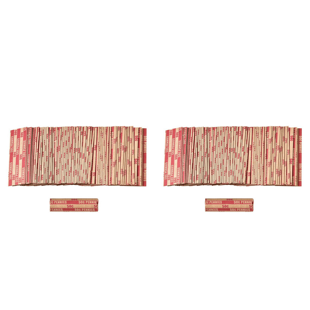 Click here for Unbranded Penny Coin Wrappers Penny Sleeves Flat P... prices