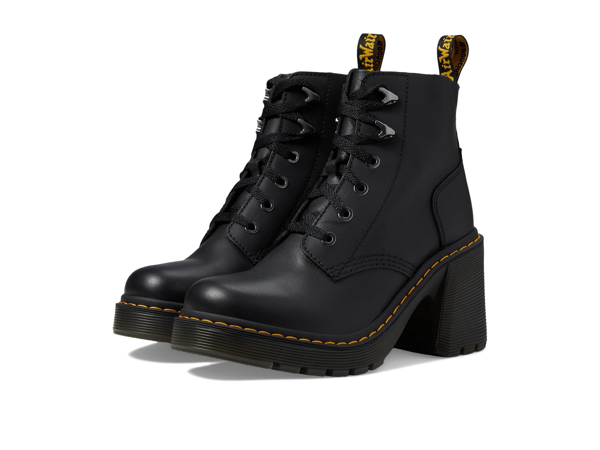 Botas modernas Dr. Martens Jesy para mujer, modelo Sendal, color negro ...