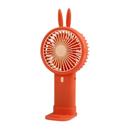 Agiferg Cute Cartoon Rabbit Fan Children's Day Gift Student Handheld ...
