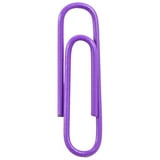 JAM Paper Standard Paper Clips, Purple, 100/Pack, Small 1 in - Walmart.com