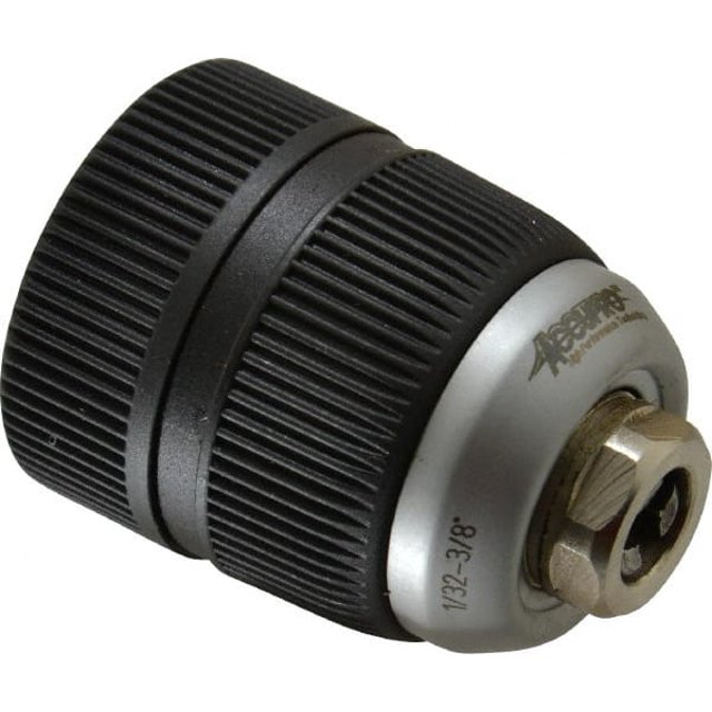 Accupro 3/8-24, 1/32 to 3/8" Capacity, Threaded Mount Drill Chuck ...