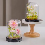 HI-REEKE Flower Micro Mini Building Block Set Hibiscus Bouquet Building ...