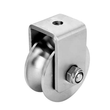 Small Size U Type Rail Track Roller Stainless Steel Rail Fixed Pulley ...