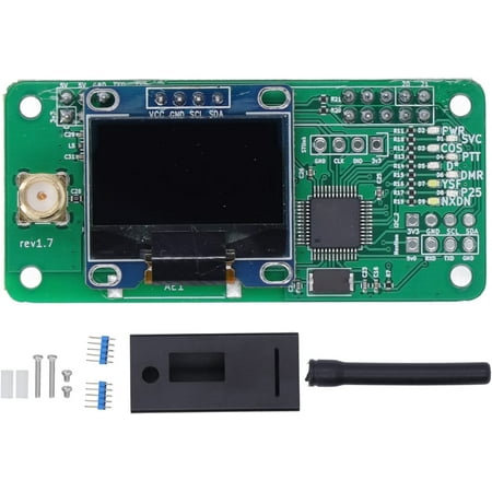MMDVM Hotspot Board UHF VHF Green ABS PCB Module Supports P25 YSF with ...