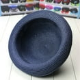 Sold Fashion Womens Girls Bowknot Roll Up Wide Brim Dome Straw Summer