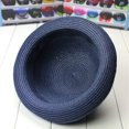 Sold Fashion Womens Girls Bowknot Roll Up Wide Brim Dome Straw Summer