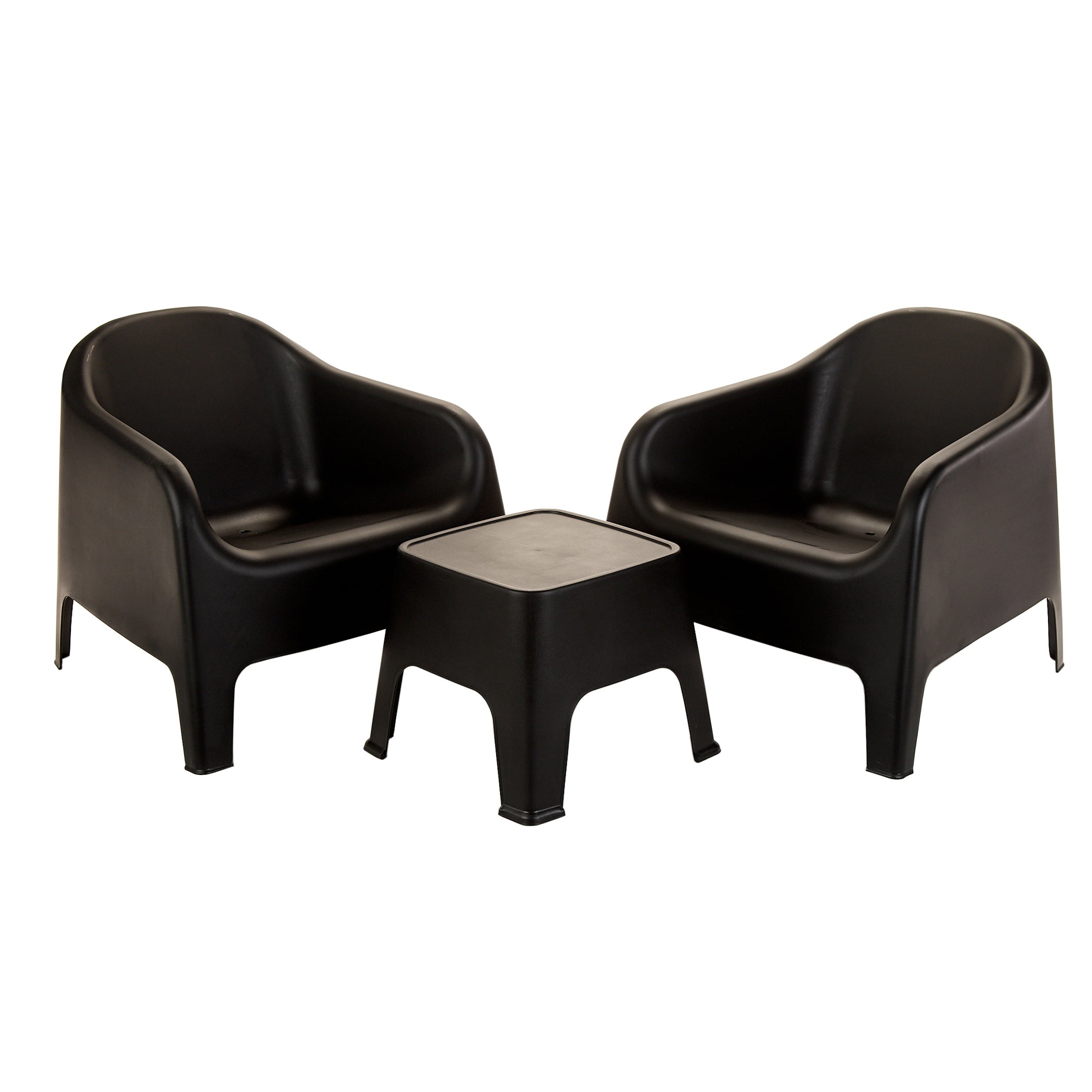 Set of 2 Skarpo Outdoor Armchair + Sunset Table - Walmart.com