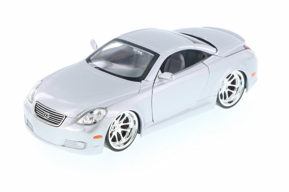Lexus SC430, Silver - Jada 50989C - 1/24 Scale Diecast Model Toy Car ...