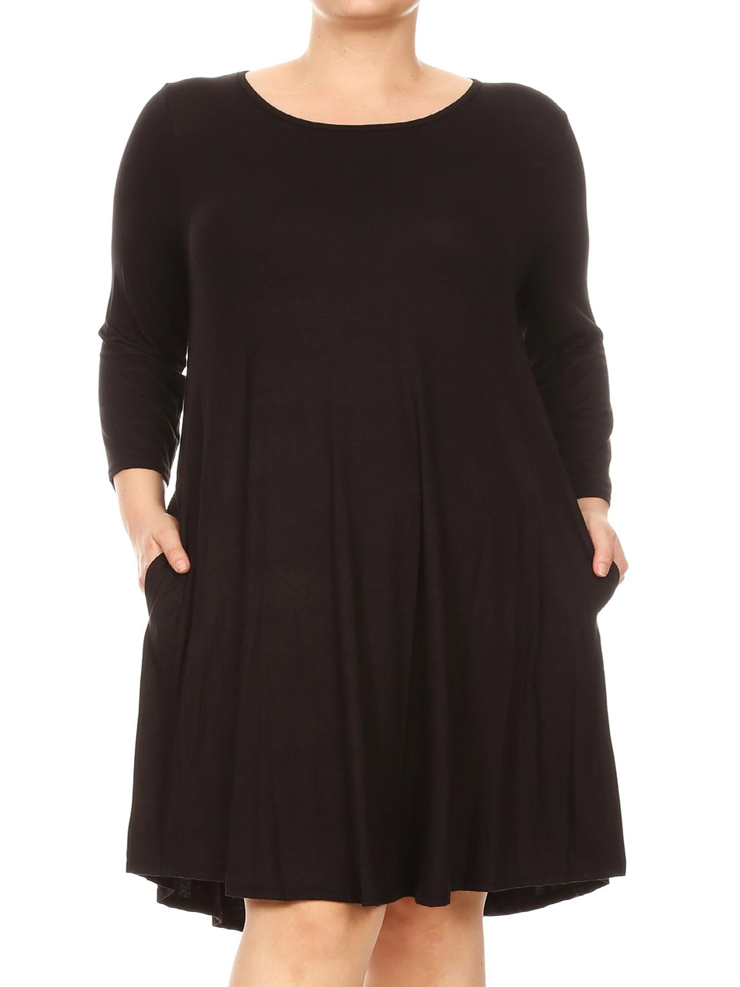 Moa Collection Moa Collection Womens Solid Basic Casual Rayon