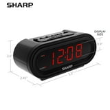 Sharp Digital Alarm Clock with AccuSet Automatic Time, Daylight Savings ...