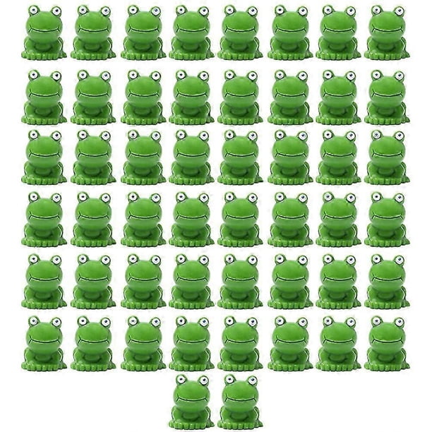 50 Pcs Mini Animals Miniature Resin Frogs, Outdoor Decorations Resin ...