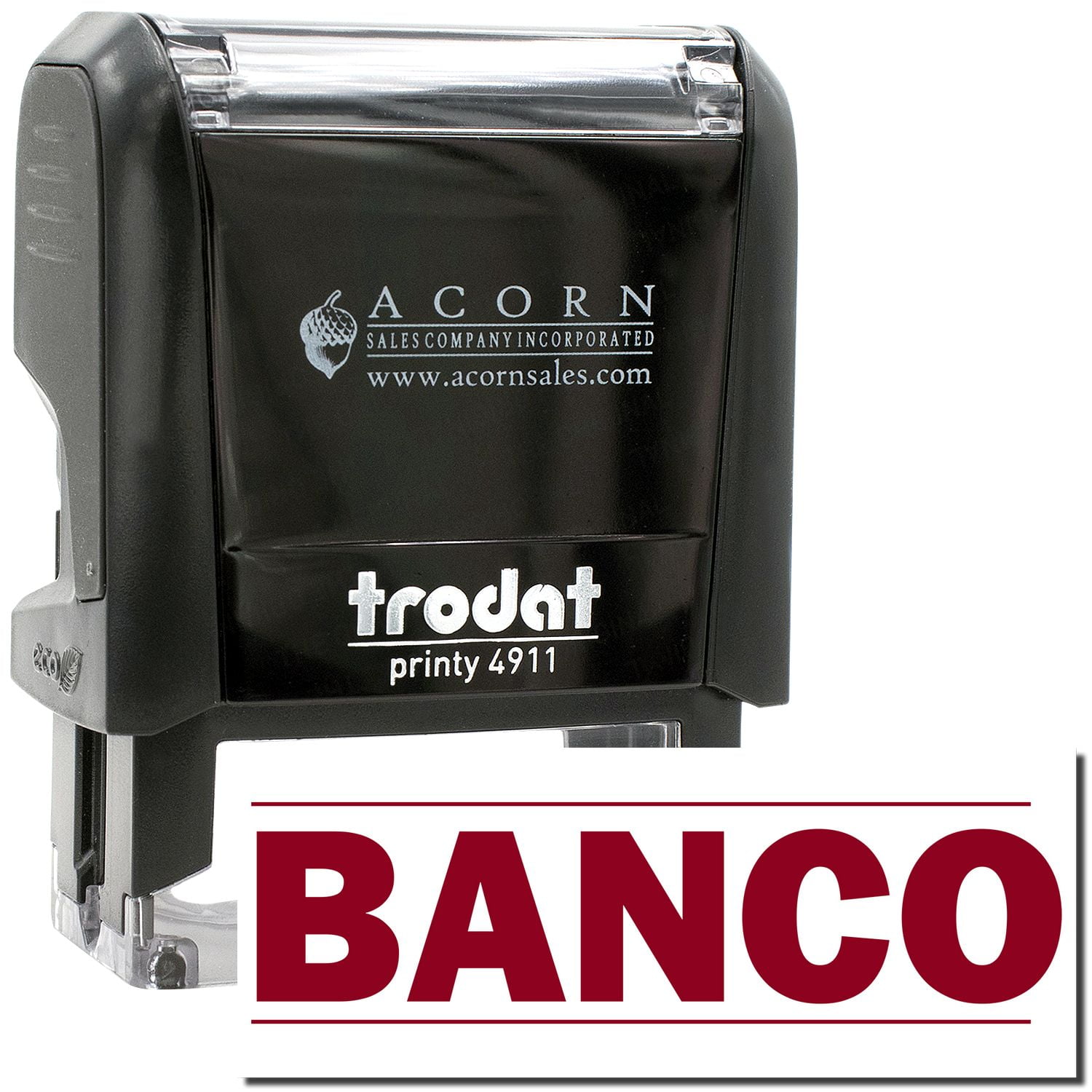 Self-Inking Bold Banco Stamp, Trodat Printy 4911, Press and Print ...