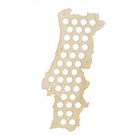 Wooden Craft Maps Of Portugal Beer Caps Maps Decorative Map Home Bar ...