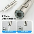 Sensor Touch Brushed Kitchen Sink Faucet Pull Out Sprayer Swivel Mixer ...