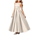 ATORRE Girls Princess Pageant Dress Stylish Comfory Sleeveless Bow ...