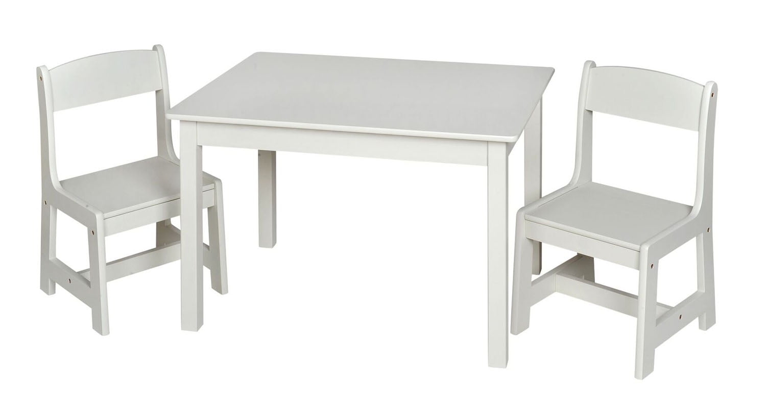 Gift Mark Kids Rectangle Table with 2 Chairs Set, Multiple Colors ...