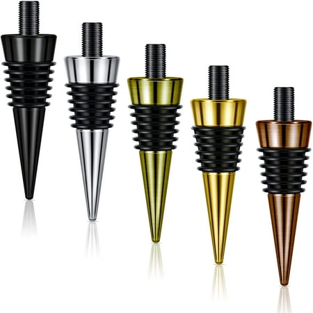 FanShowBlank Bottle Stopper Stainless Steel Classic Bottle Stopper with ...