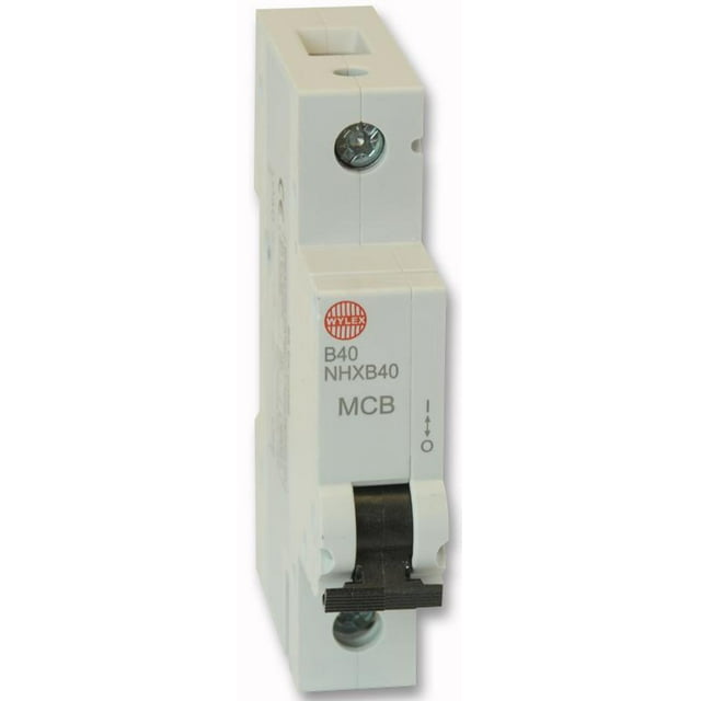 WYLEX - 40A Single Pole Type B MCB, 6kA - Walmart.com