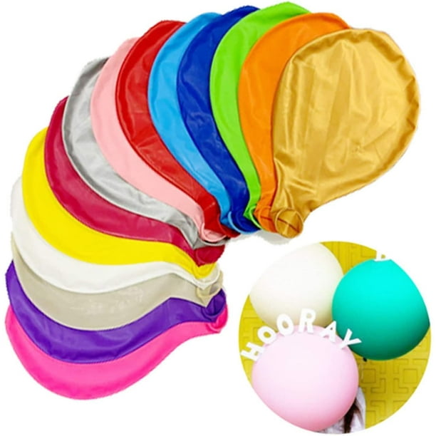 Giant Inflatable Balloon, 15 Pieces Large Multicolor Balloon 100cm ...