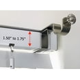 XL NoNo Bracket - Simplified Curtain Rod Attachment, Faux Wood Blinds ...