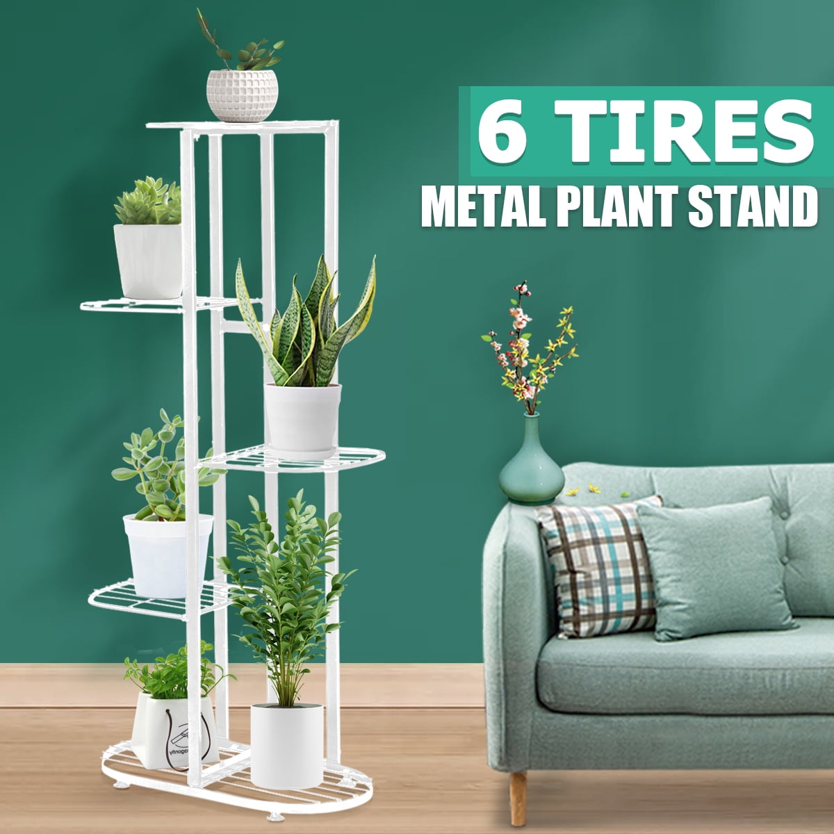 5 Tier 6 Potted Plant Stand Metal Flower Pot Plant Holder Home Offiec 5-tier-6-potted-plant-stand-metal-flower-pot-plant-holder-home-offiec