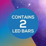 Ledeez LED Light Bar 2 Pack, Blue, 5 inch Bars, USB Powered 65 inch ...