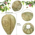 Naler Paper Wasp Nest 4 Pack - Decoys Safe Hanging Fake Wasp Deterrent ...