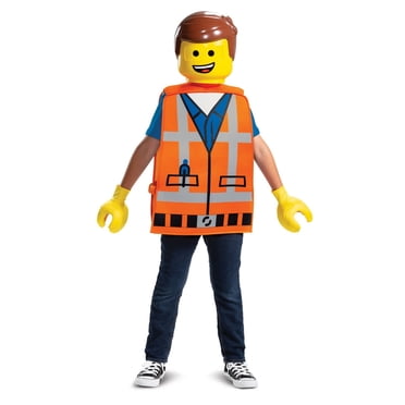 Melissa & Doug Construction Worker Role Play Costume Dress-Up Set (6 ...