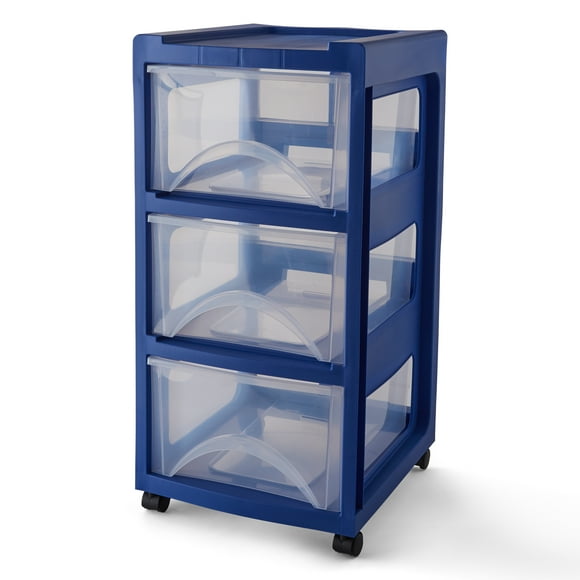 3 Drawer Plastic Storage