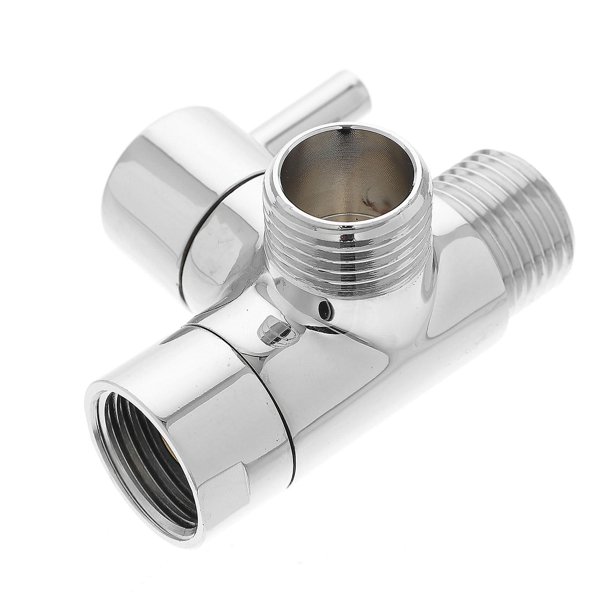 Sink Faucet Shunt 3 Position Diverter Valve Hose Splitter Tee Shower ...