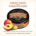 Smokey Mountain Herbal Snuff - Peach - 5 Cans - Nicotine-Free and ...