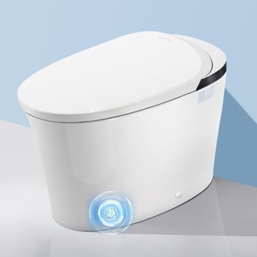 Woodbridge T-0001 , Dual Flush Elongated One Piece Toilet with Soft ...