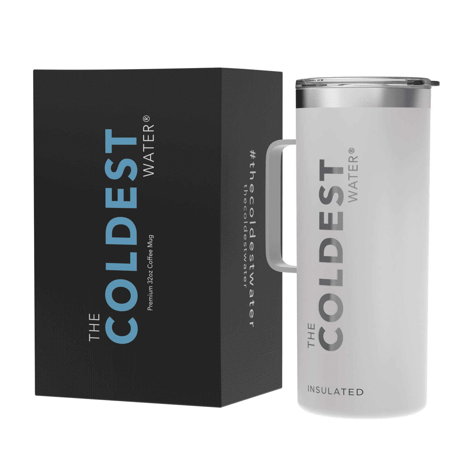 The Coldest Coffee Mug - Stainless Steel Super Insulated Travel Mug for ...