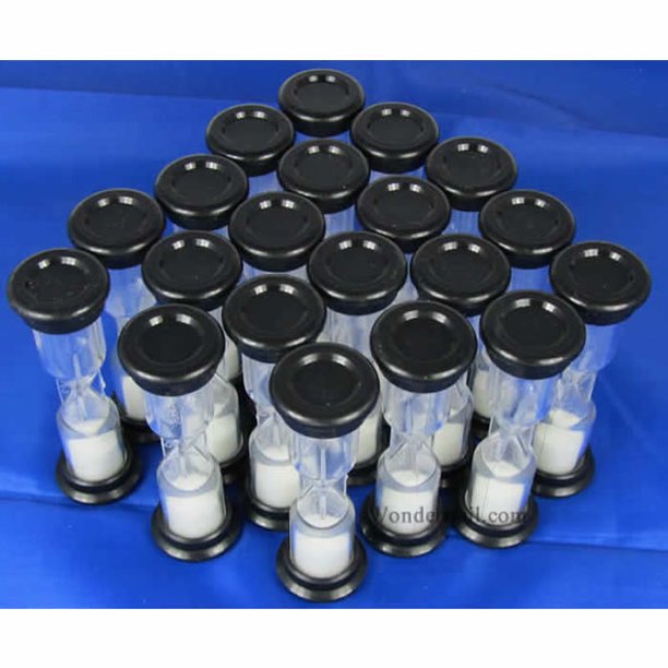 Sand Timer Approximately 30 Seconds Pack of 20 Koplow Games - Walmart ...