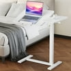 GIANNA Adjustable Overbed Table with Wheels, Mobile Rolling Laptop Desk ...