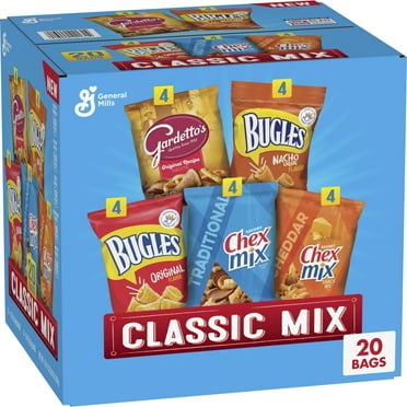Bugles Original Flavor Crispy Corn Chips, Salty Snack Food, Bulk Box ...