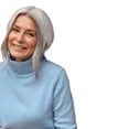 WoolOvers Womens Lambswool Polo Neck Sweater - Walmart.com