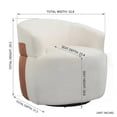 Christopher Knight Home Modern 360° Swivel Barrel Accent Chair ...
