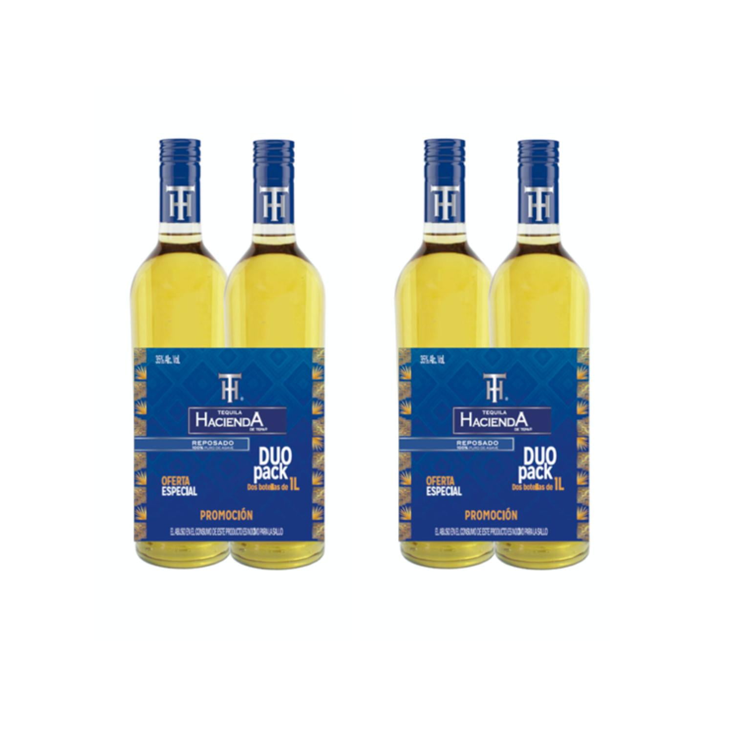 Tequila Hacienda De Tepa Reposado 100% 2 Botellas 1L | Bodega Aurrera ...