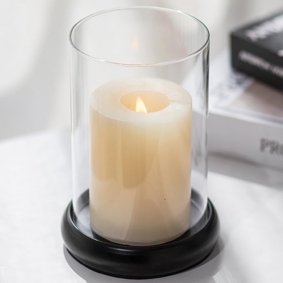 Allgala 3-PC Set Large Luxury Modern Hurricane Candle Lantern Set ...