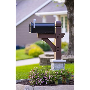 Gibraltar Mailboxes In-Ground Anchor Post Kit, Wood and Steel, for ...