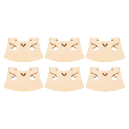 10PCS 4/4 Violin Bridge Heart Shape Maple Wood String Bridge Wooden ...