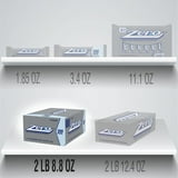 Zero Candy Bars 24 Pack 1.85 oz Each Caramel, Peanut, and Almond Nougat ...
