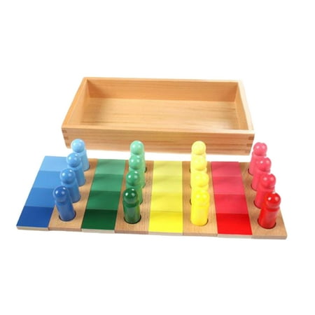 Montessori Multiple Color Sorting Game Preschool Learning Sensorial Toy ...