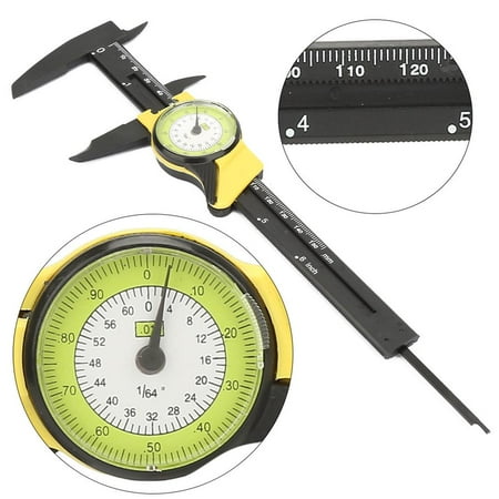 0-150mm Plastic Dial Vernier Caliper Tool Vernier Ruler Vernier Measure ...