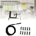 BIMZUC Professional Stainless Steel Zipper Pull Tool – Double‑End Quick ...