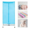 1000W Portable Electric Clothes Dryer, Compact Laundry Machine, Large ...