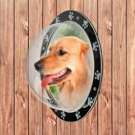 Pet Fence Window - Acrylic Clear Dome View, Dog Bubble Window, Cat Dome ...
